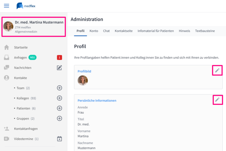 medflex Konto einrichten | medflex | Datensichere medizinische ...